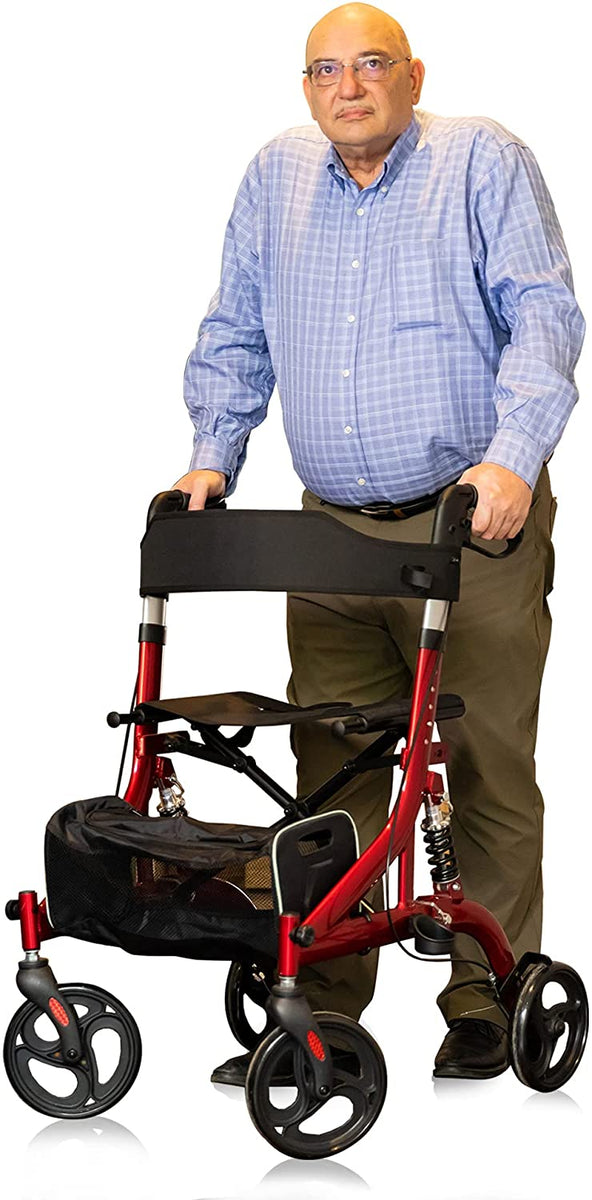 How a Rollator Walker Helps After a Hip or Knee Replacement – Elenker