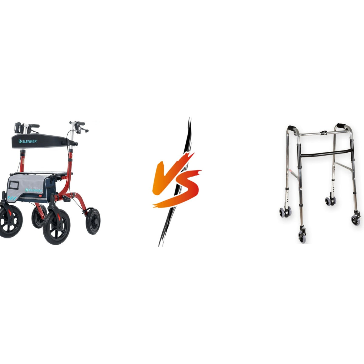 4-Wheel Rollator Walker with Seat vs. Without Seat: Which One Fits You ...
