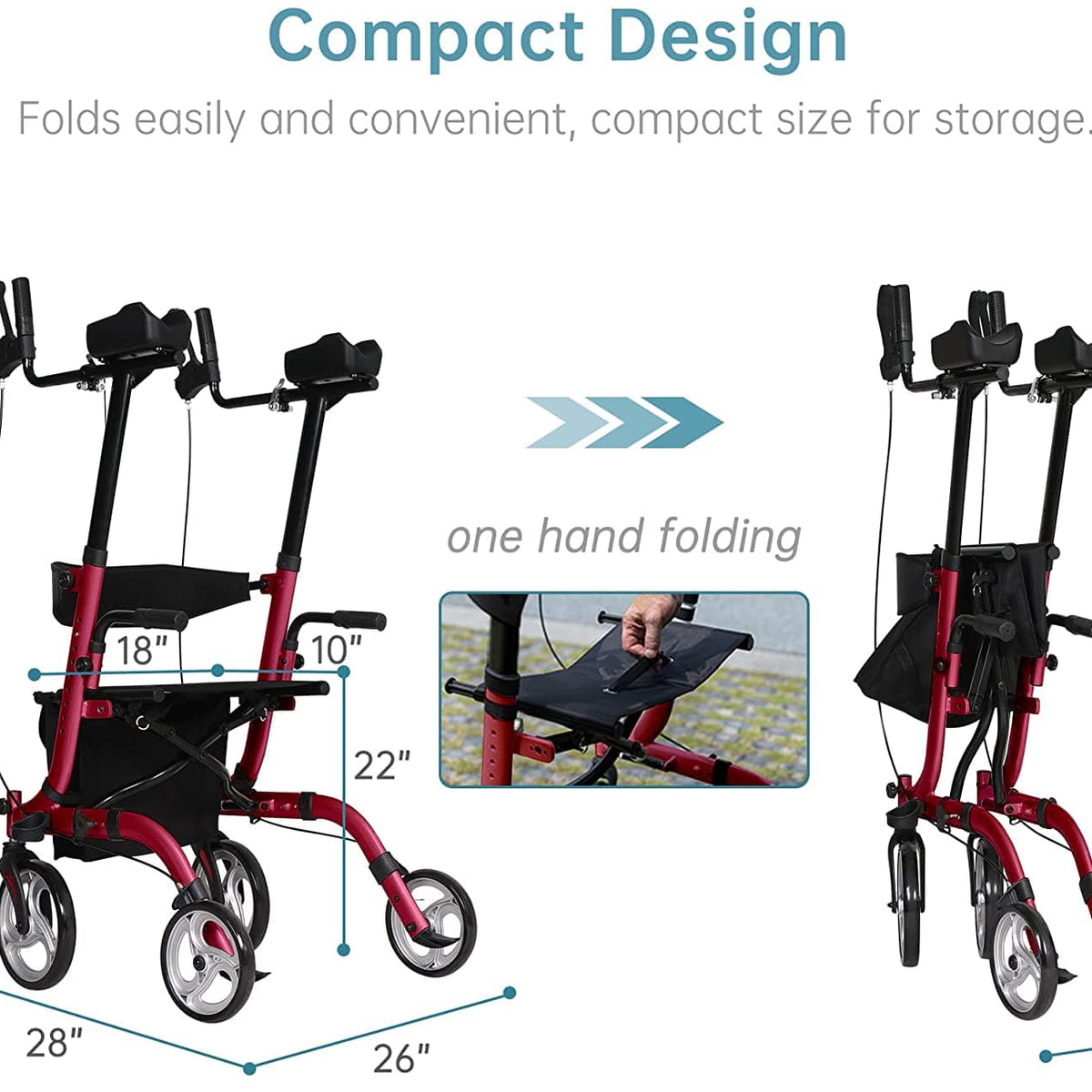 Can a Rollator Be Folded and Unfolded Without Help? – Elenker