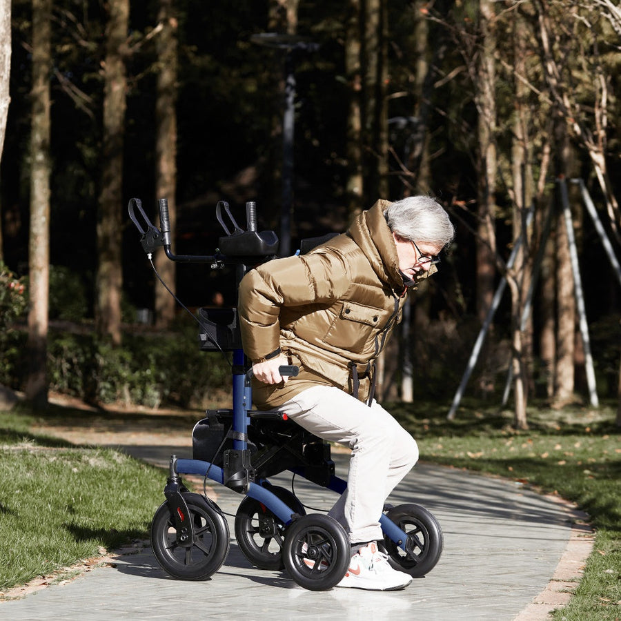 How Do I Safely Sit on the Seat of a Rollator Walker? – Elenker