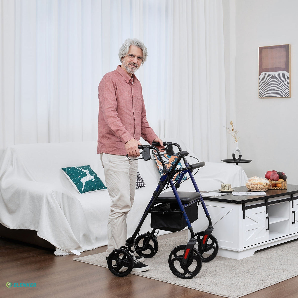 How do rollator brakes work? – Elenker