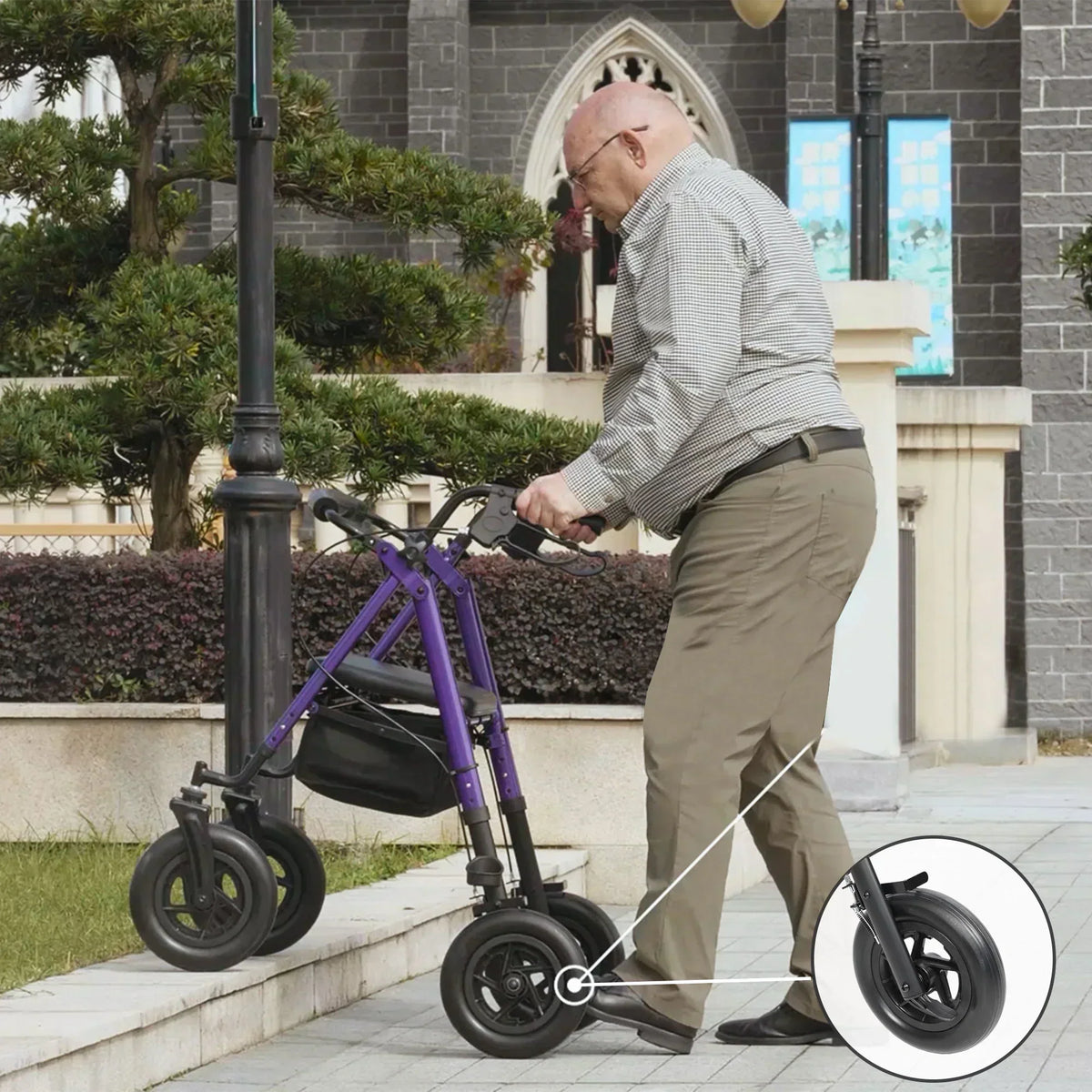 How to Use a Rollator Walker the Right Way – Elenker