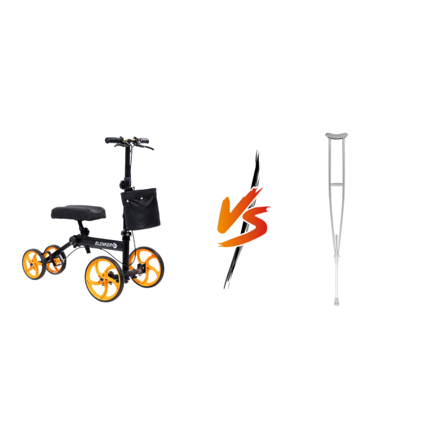 Is a Knee Walker (Knee Scooter) Better Than Crutches? – Elenker