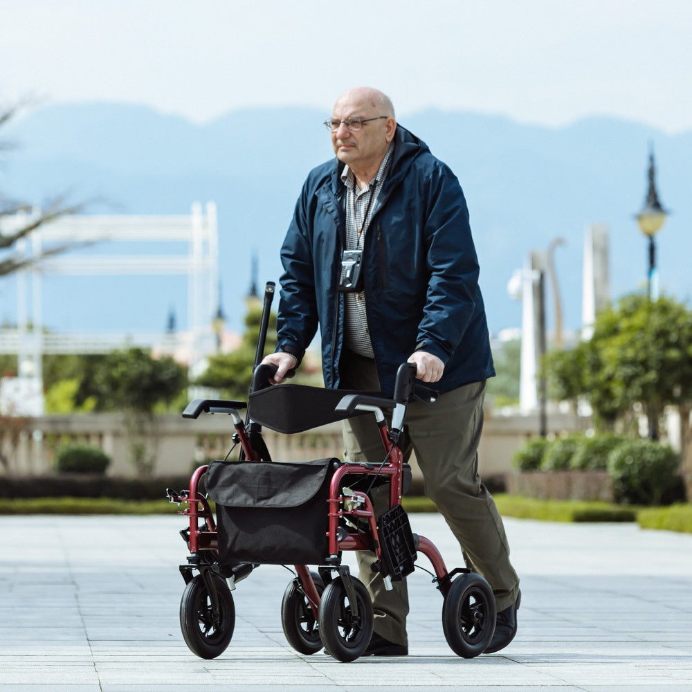 Is a Rollator Walker Safe for Those at Fall Risk? – Elenker