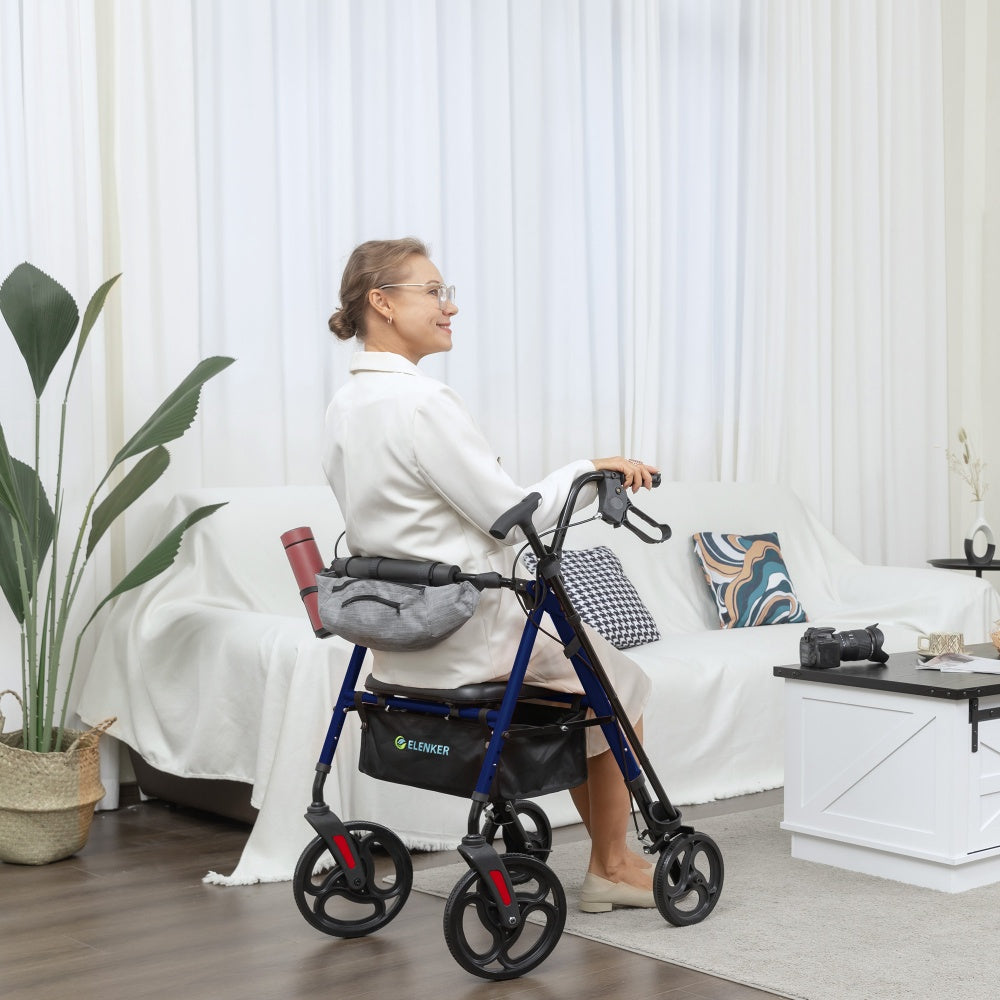 Is a Rollator Walker Stable Enough to Lean On While Doing Chores? – Elenker