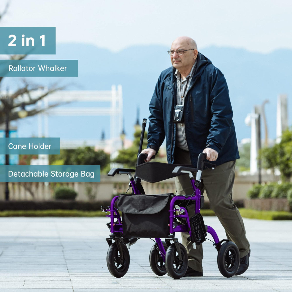 Are Rollator Walkers Recommended for People with Neuropathy? – Elenker