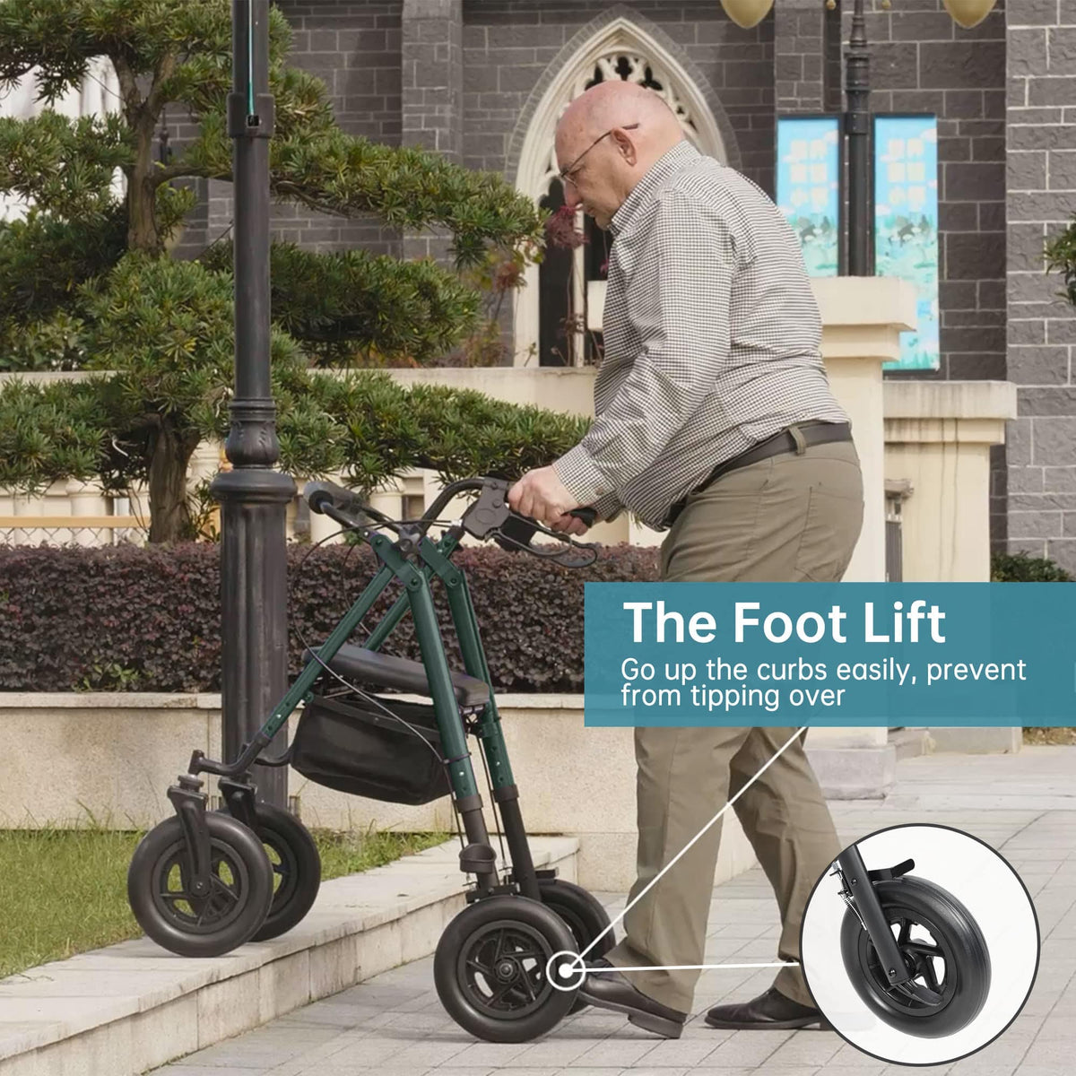 Can I Use a Rollator Walker on Uneven Terrain? – Elenker