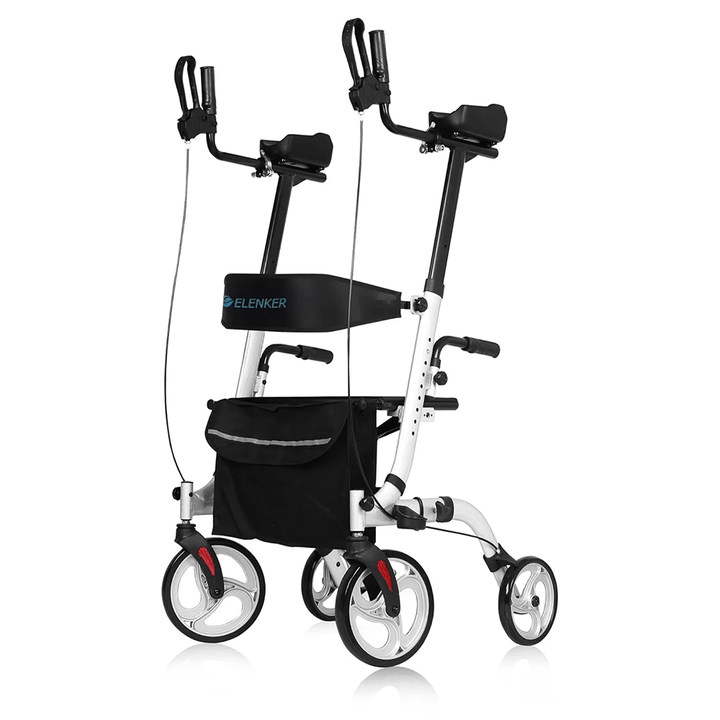 Elenker Compact Foldable Upright Rollator Walkers