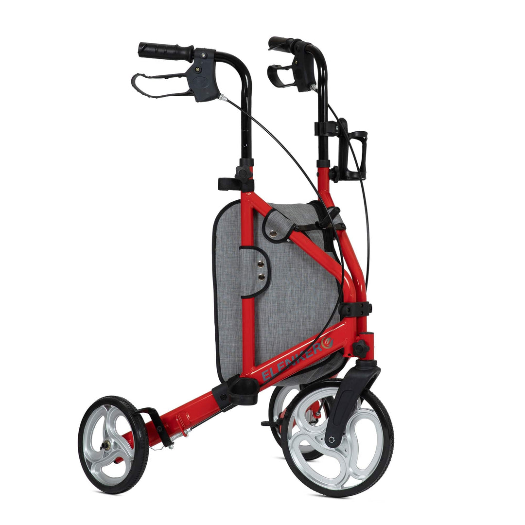 3 Wheel Rollator | Elenker 3 Wheeled Walker Rollator for Seniors