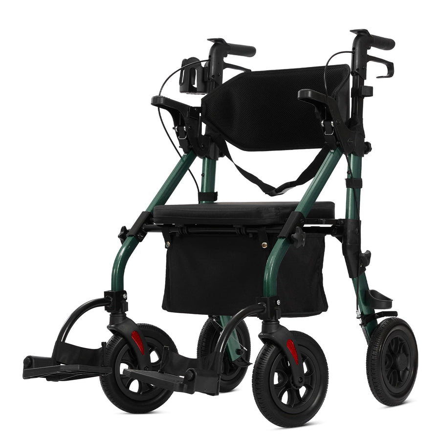 Rollator Walker with Seat | Elenker Walker with Seat for Seniors