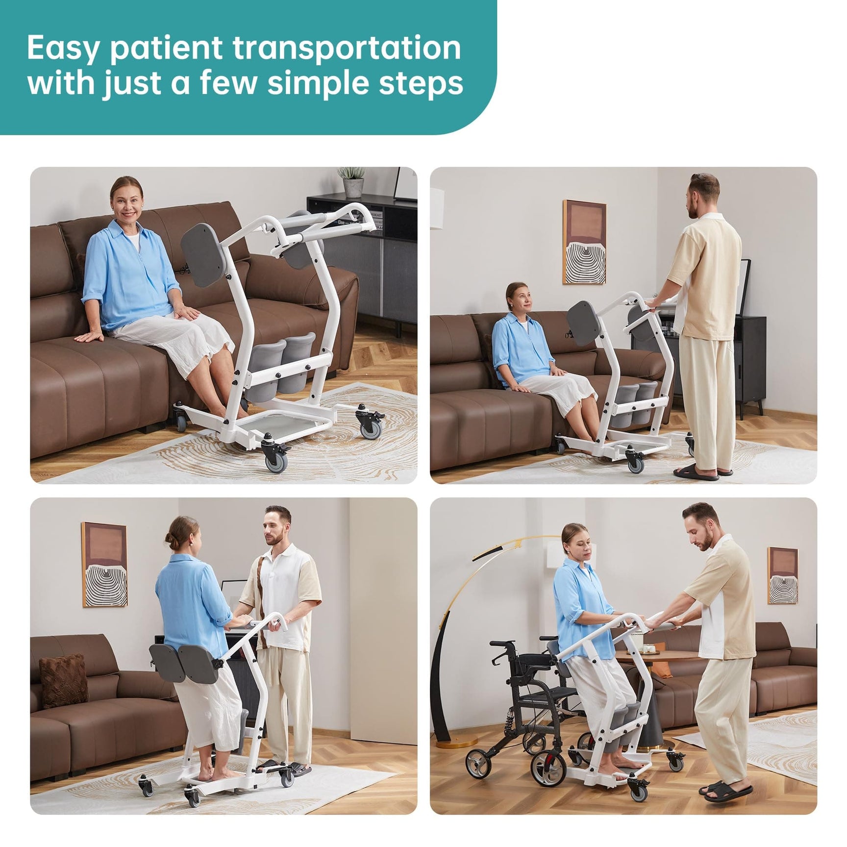 ELENKER HFK-9405 Sit to Stand Lift Assist for Safe Patient Transfer ...